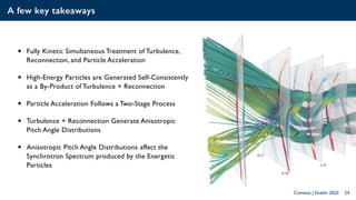 Luca Comisso - Particle Acceleration in 'Reconnecting' Turbulence | PDF | Chemistry | Science