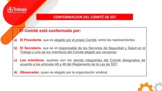 Comité de Seguridad y Salud en el Trabajo | PDF