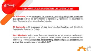 Comité de Seguridad y Salud en el Trabajo | PDF