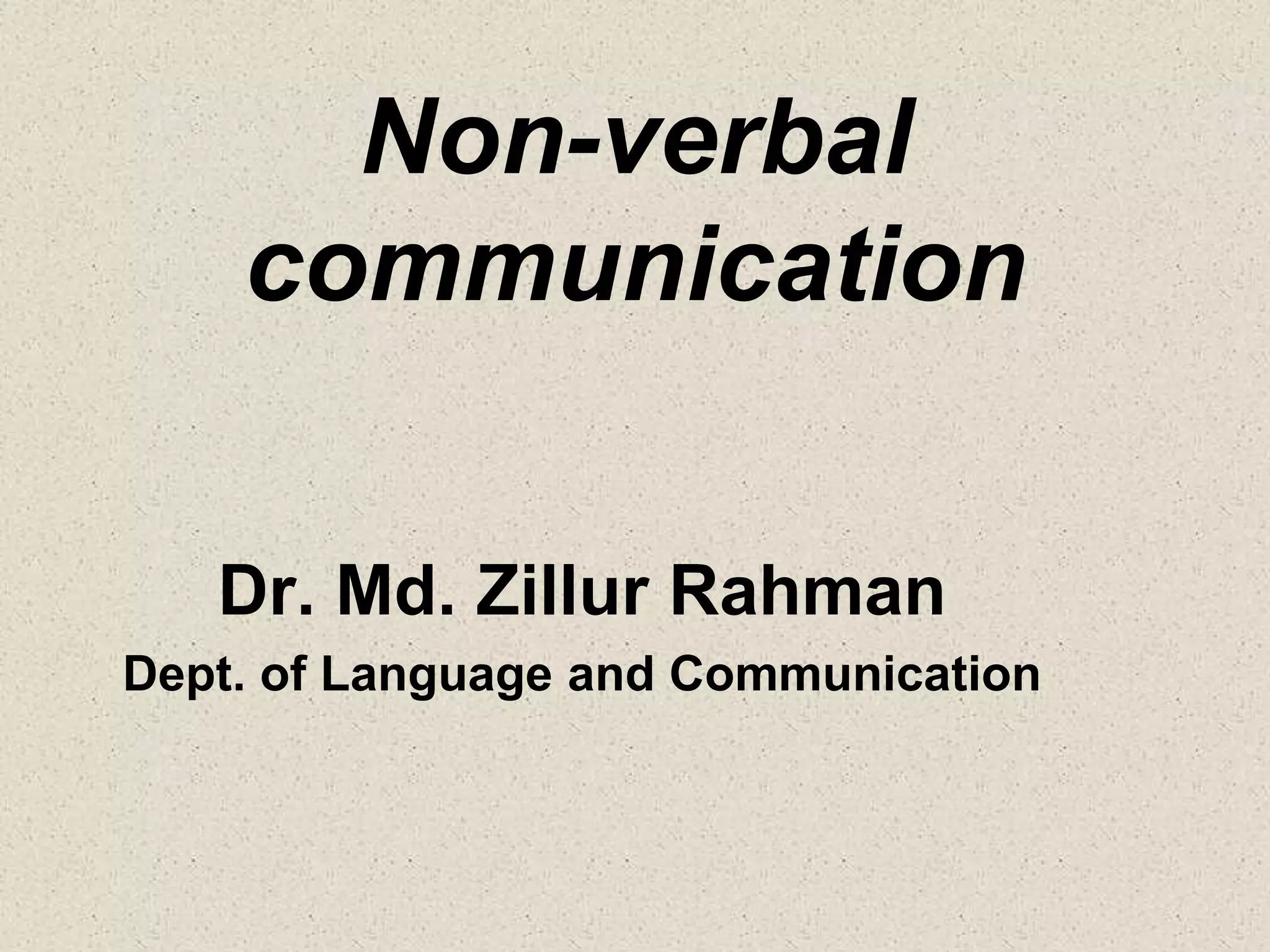 Comm-5,6 (Non Verbal).ppt