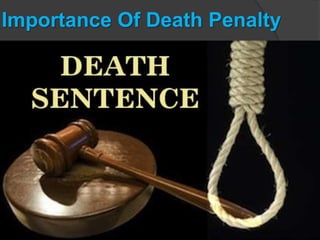 Should Death Penalty be Abolished | PPTX