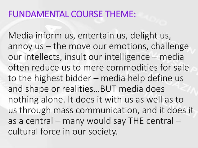 WCC-COMM 101 chapter #1 powerpoint-LUTHER | PPT