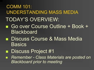 COMM 101-INTRO-WCC | PPT