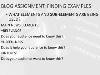LUTHER WCC COMM 106 finding multimedia journalism examples | PPT