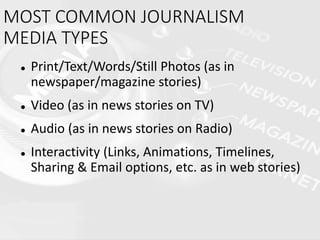LUTHER WCC COMM 106 finding multimedia journalism examples | PPT