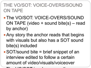 COMM 118 BASIC TV NEWS STORY FORMS | PPTX | Digital Audio | Computer ...