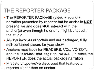 COMM 118 BASIC TV NEWS STORY FORMS | PPTX | Digital Audio | Computer ...