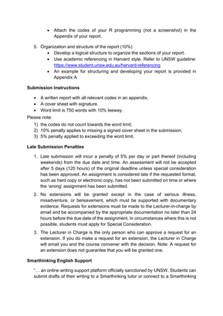 COMM1190 Industry-based Assessment 1 Individual Report - R Studio ...