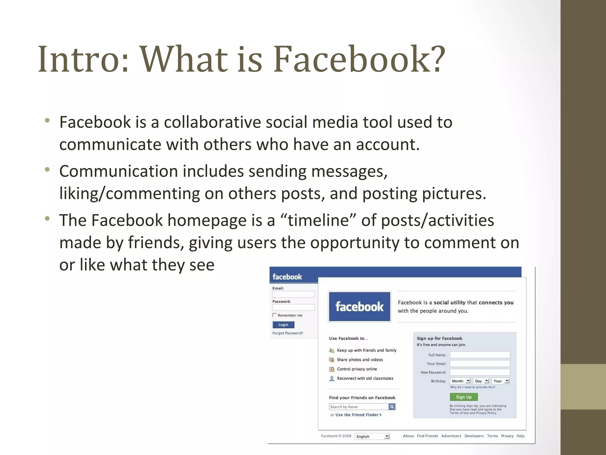 Facebook Vs. Myspace | PPT