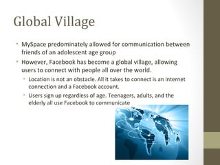 Facebook Vs. Myspace | PPT