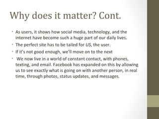 Facebook Vs. Myspace | PPT