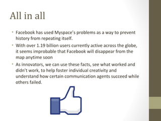 Facebook Vs. Myspace | PPT