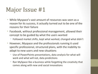 Facebook Vs. Myspace | PPT