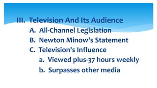 Comm 1307.002 chapter 8 (television, cable, and mobile video) | PPT