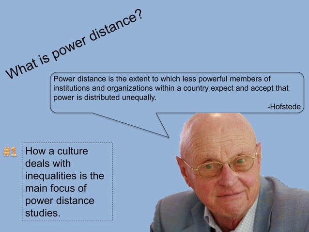 Hofstede Dimensions: Power Distance | PPT