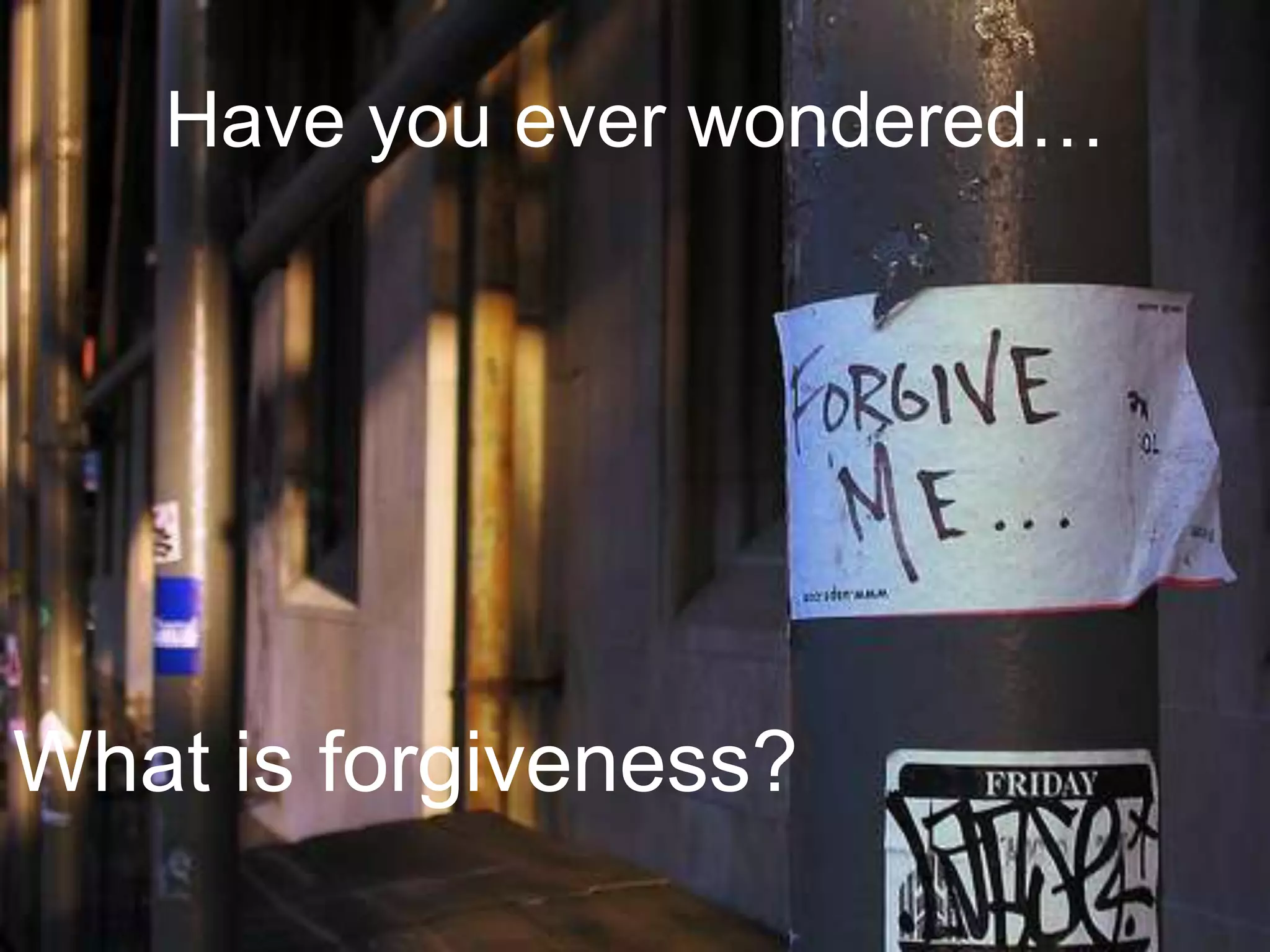 Forgiveness In Interpersonal Relationships | PPTX