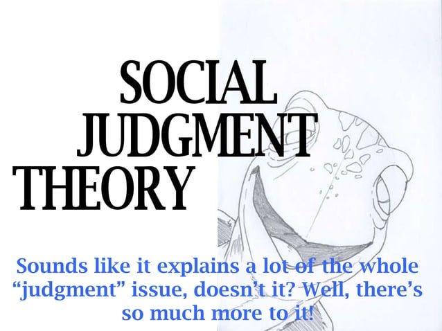 Social Judgment Theory | PPT
