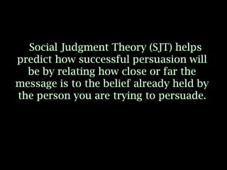Social Judgment Theory | PPTX