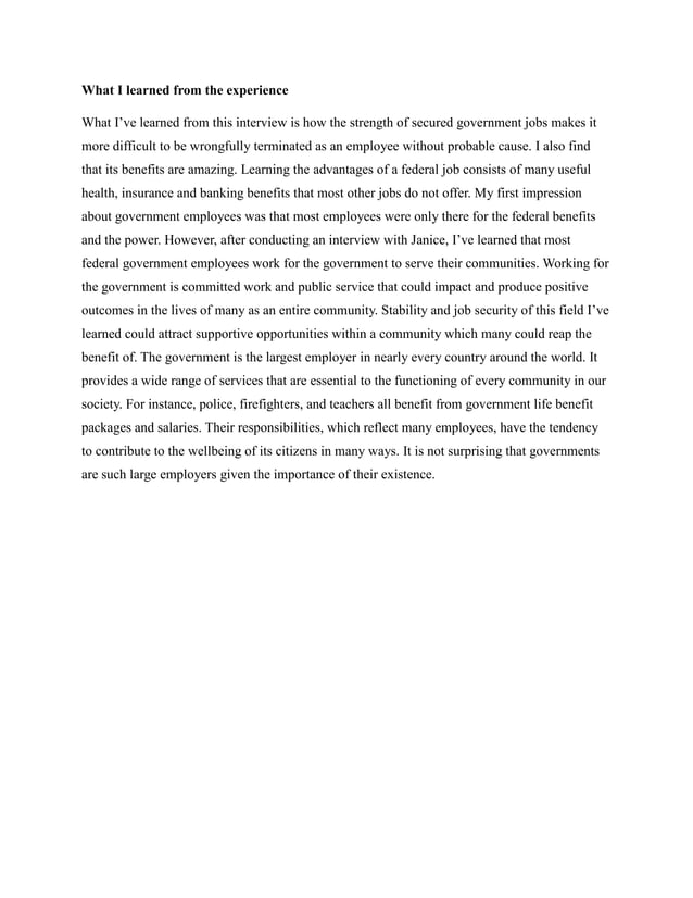 COMM 301 Informational Interview Report.docx