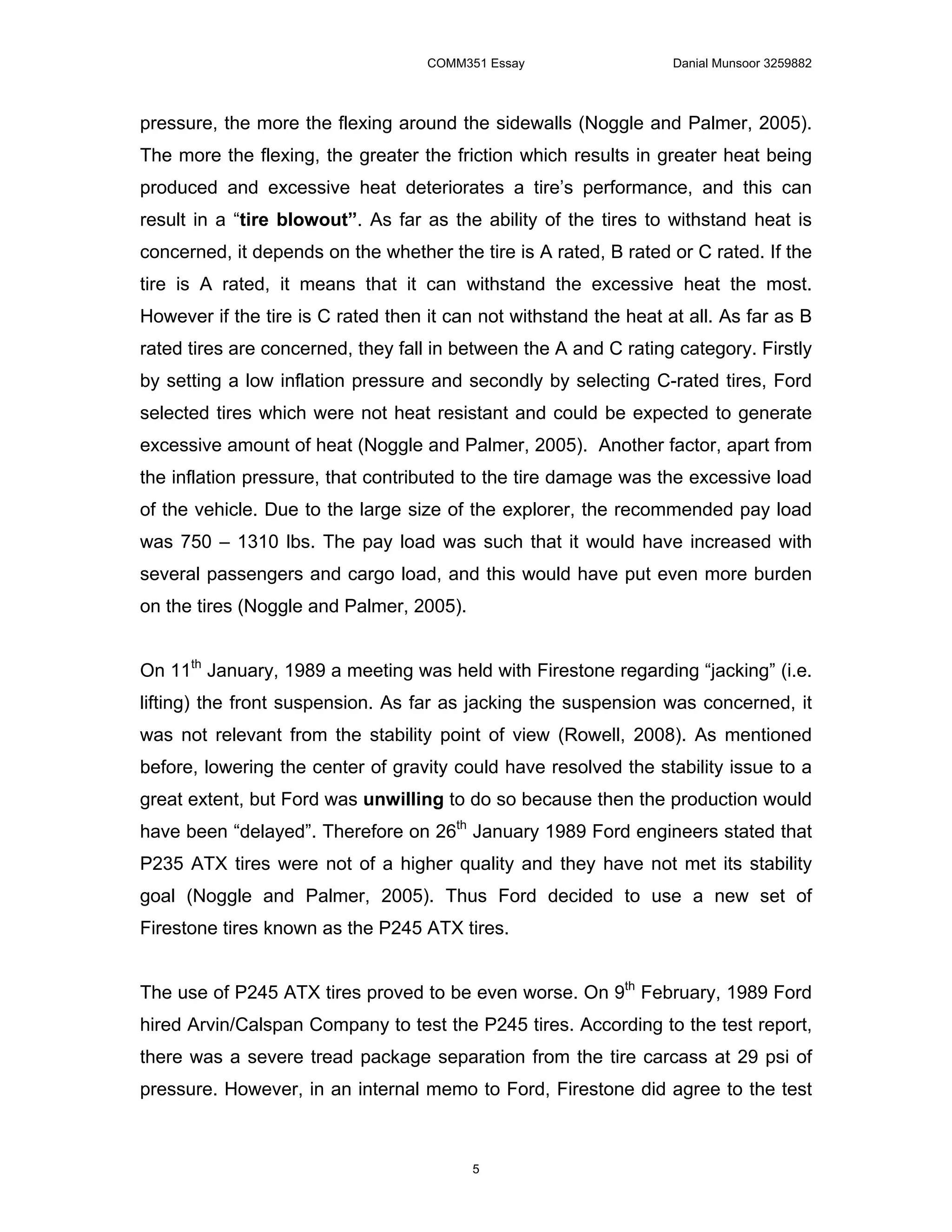 An analysis of the Ford- Firestone Case | PDF