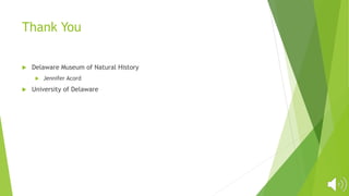 Strategic Plan for the Delaware Museum of Natural History Website | PPT