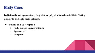 Effective Flirting Behaviors in College Students | PDF