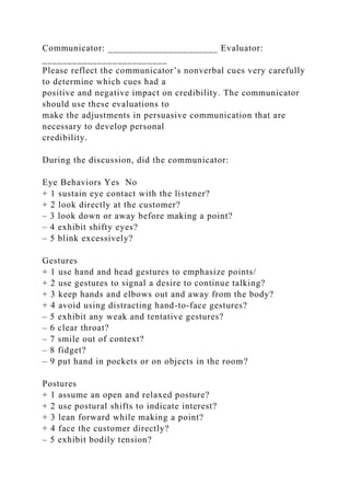 COMM4153 NONVERBAL COMMUNICATION OPTIONAL ASSIGNMENT JOURN.docx