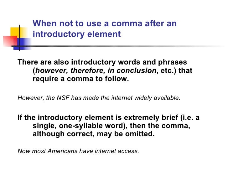 Punctuation Basics: The Comma