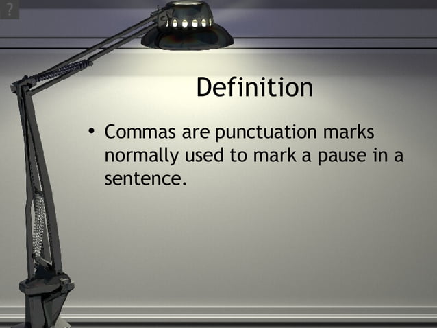 Comma Rules | PPT
