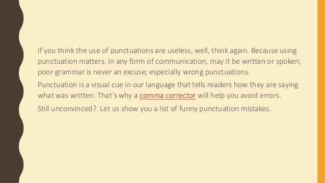 Comma Check - Top 10 Funniest Punctuation Mistakes