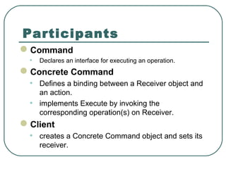 Command Design Pattern | PPT