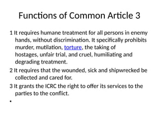 Common Article 3 of Geneva Convention.pptx