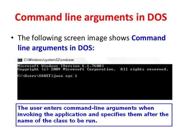 Command Line Arguments In Java Tutorial