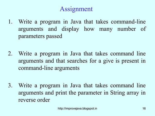 Command line arguments.21 | Programming Languages | Computing