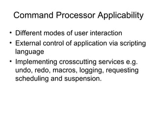 Command Pattern Geoff Burns 2006 Nov | PPT | Programming Languages | Computing