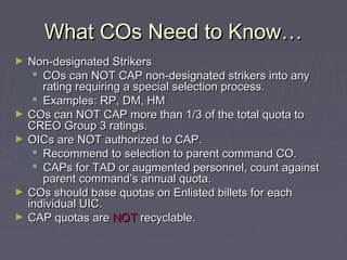 Command advancement program | PPT