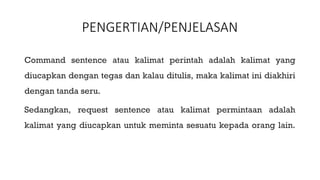 Mata pelajaran bahasa inggris COMMAND AND REQUEST.ppt