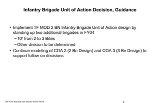 U.S. Army Modularity Brief 21 Feb 2004 | PPT