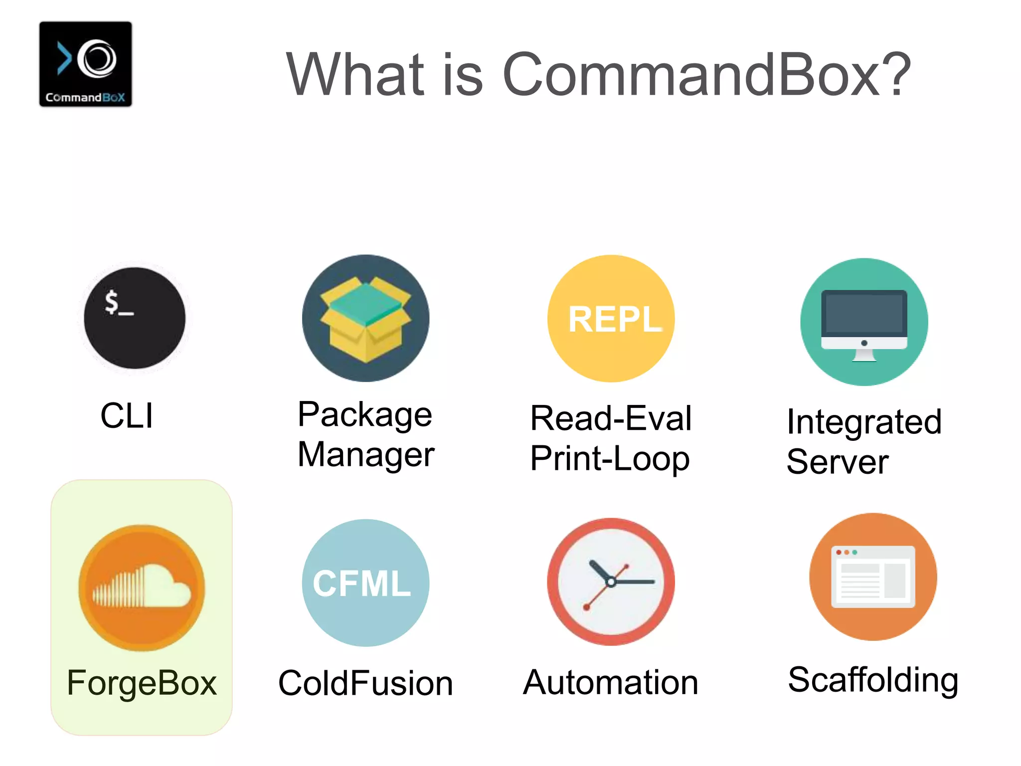 Command box, Package Manager, Automation, REPL | PPTX