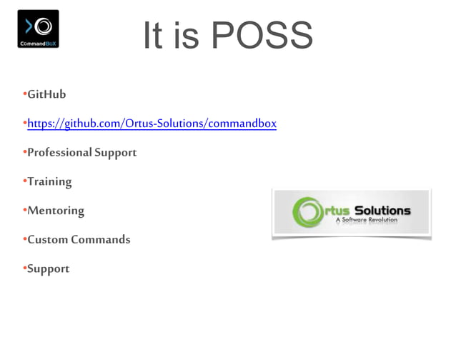Command box, Package Manager, Automation, REPL | PPTX | Operating Systems | Computer Software ...