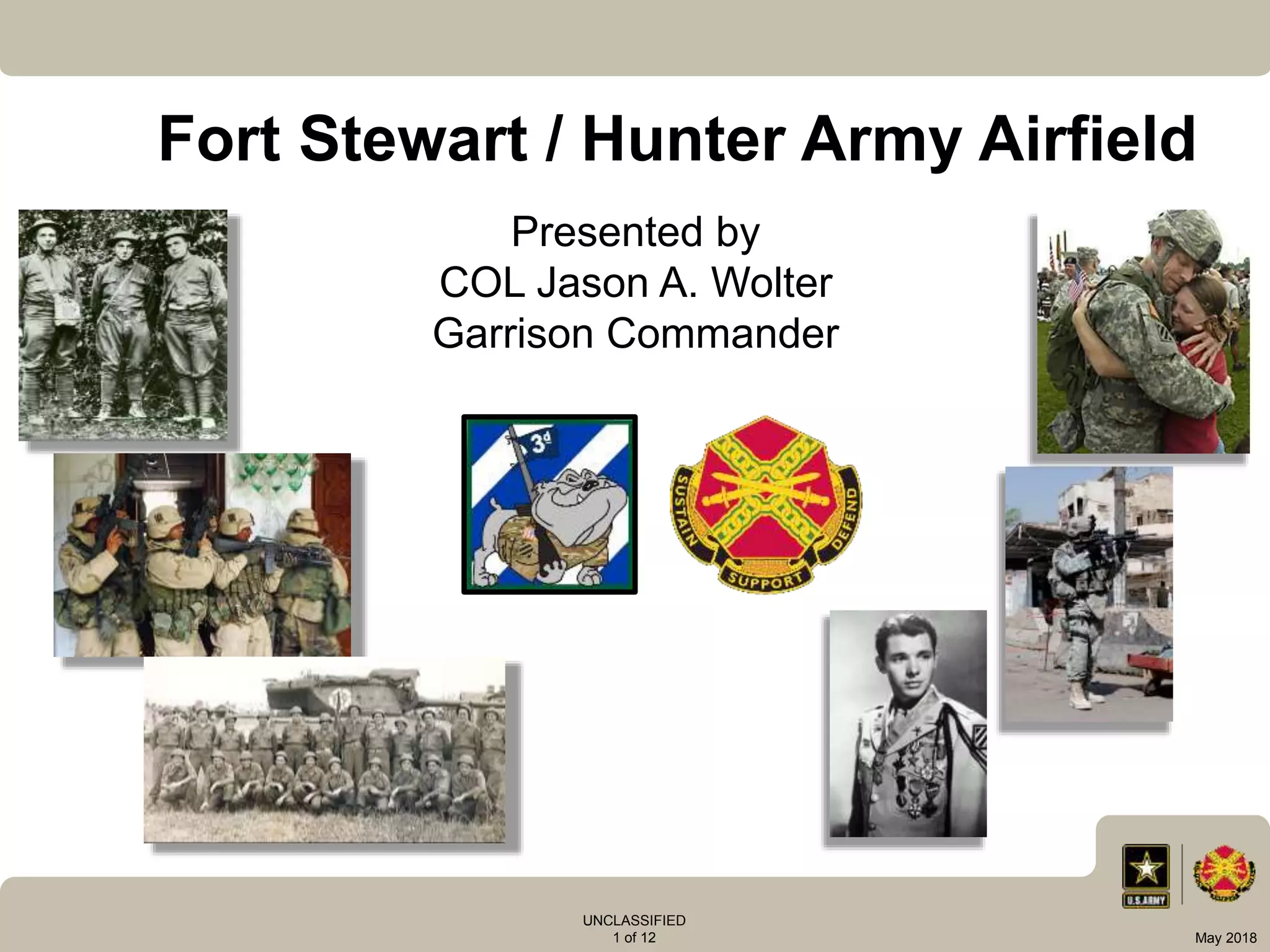 2018 Fort Stewart State of the Garrison | PPTX