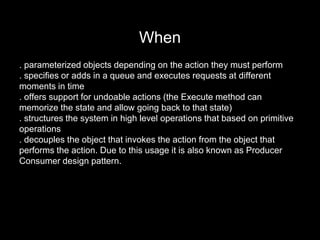 Command Design Pattern | PPT