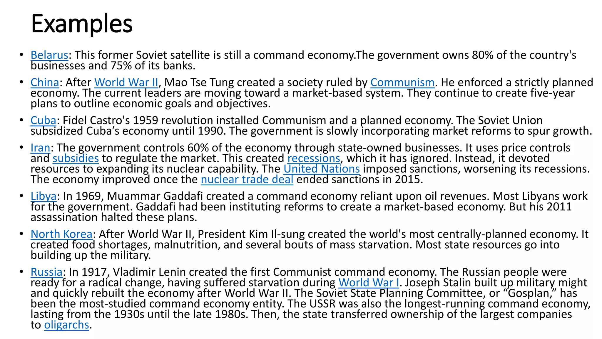Command economy | PPTX
