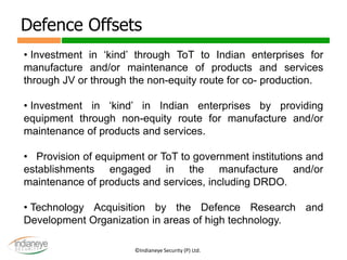 Defence Acquisition Procedures Offset Guidelines and Opportunities in ...