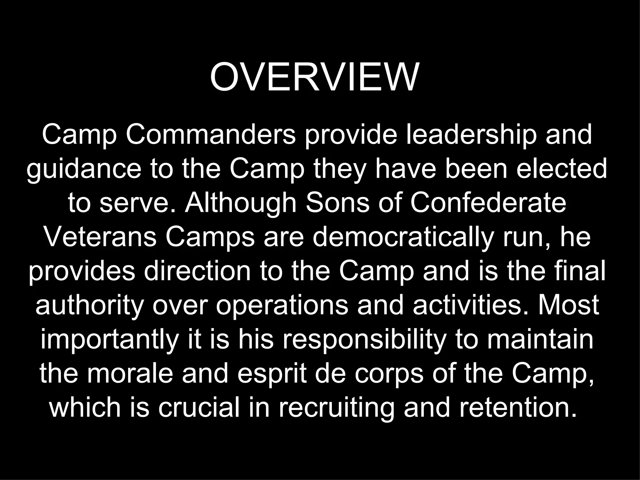 Commander's powerpoint 1 | PPT