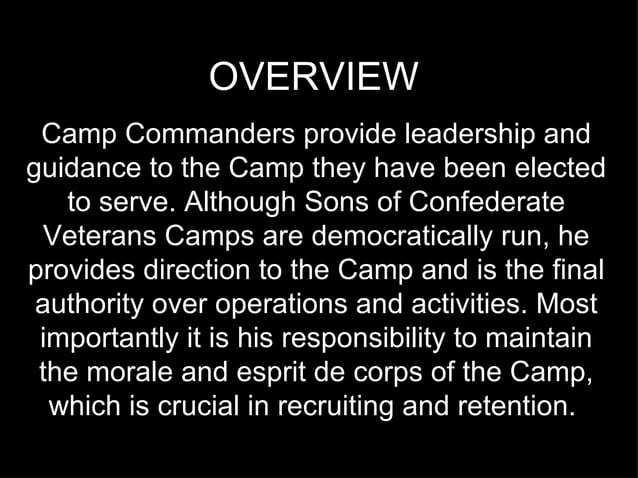 Commander's powerpoint 1 | PPT