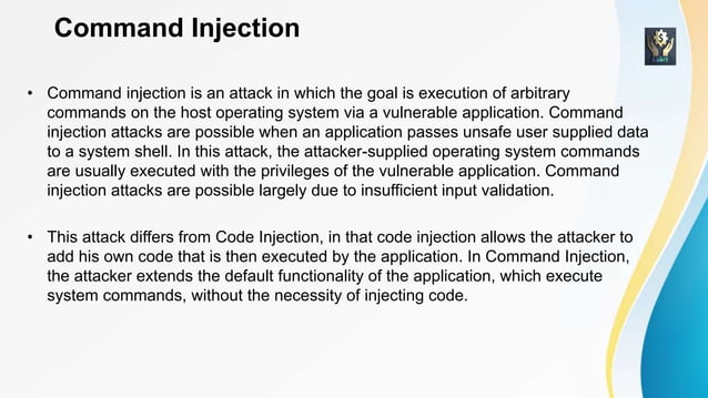 Command injection | PPTX