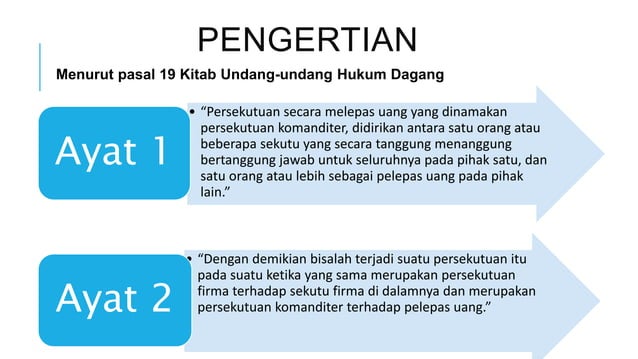 CV / Commanditaire vennootschap | PPTX