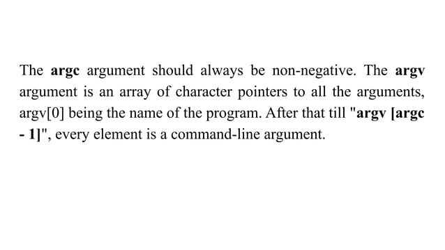 Command Line Arguments In Computer Programming Ppt 1518