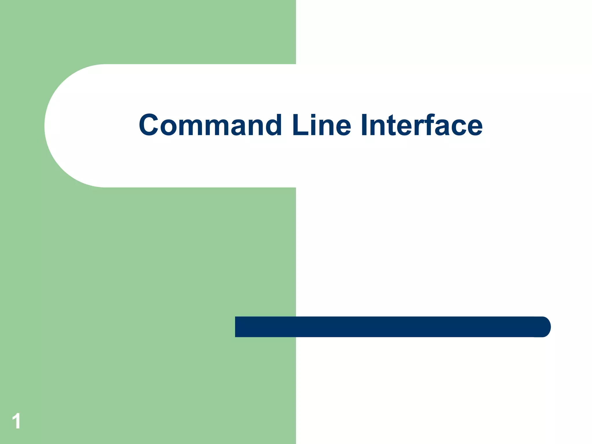 Command Line Interface Ppt Operating Systems Computer Software 8293
